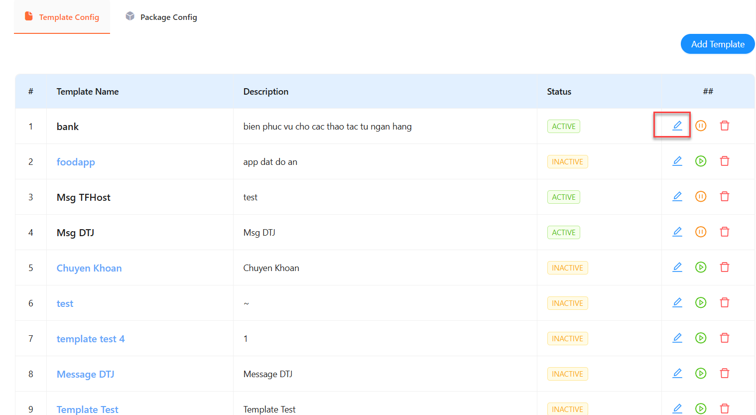 Template | LLQ QA Platform