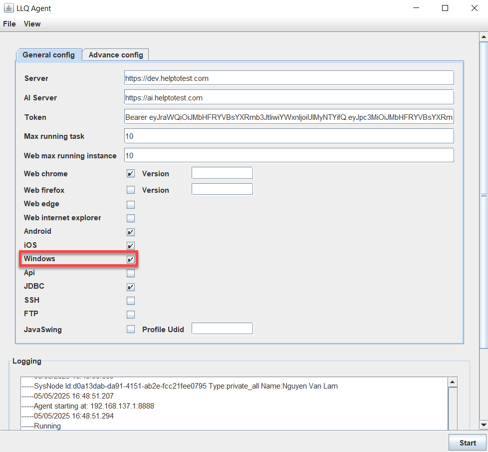 Các yêu cầu thiết lập khi kiểm thử trên Mobile | LLQ QA Platform