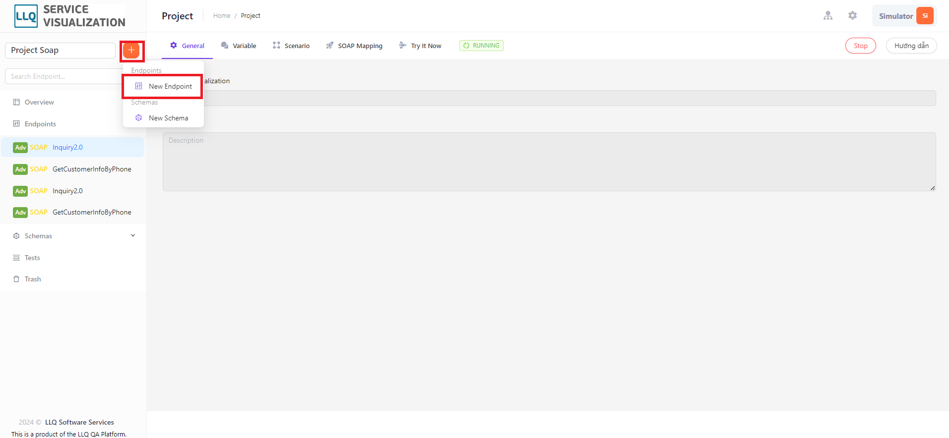 EndPoints | LLQ QA Platform
