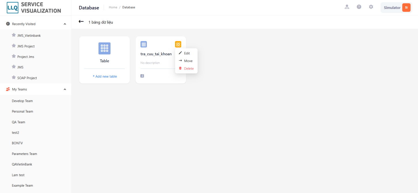 Database | LLQ QA Platform